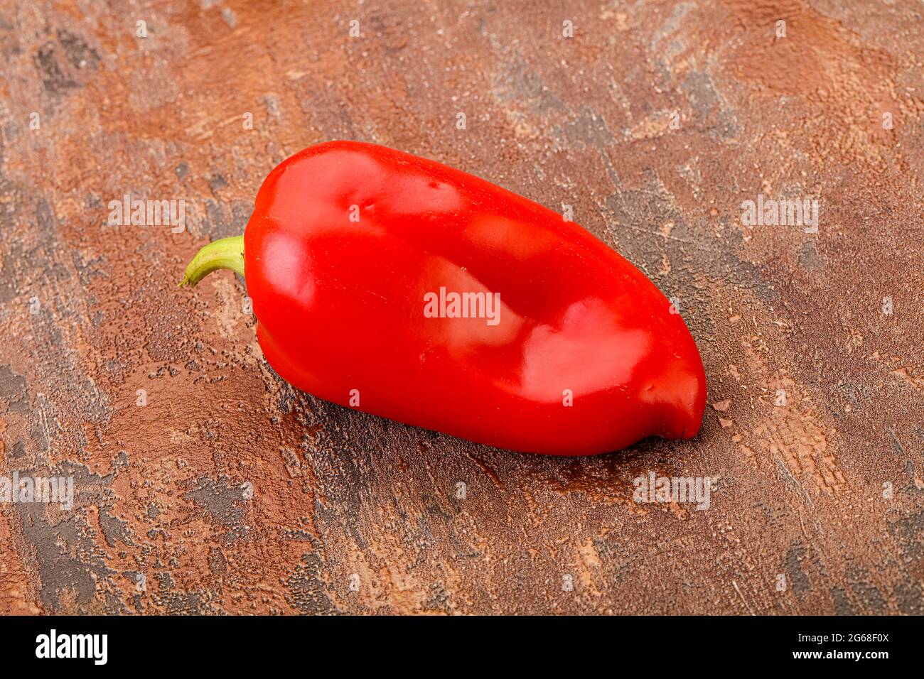 Sweet Red Bell Bulgarian pepper isolated Stock Photo - Alamy