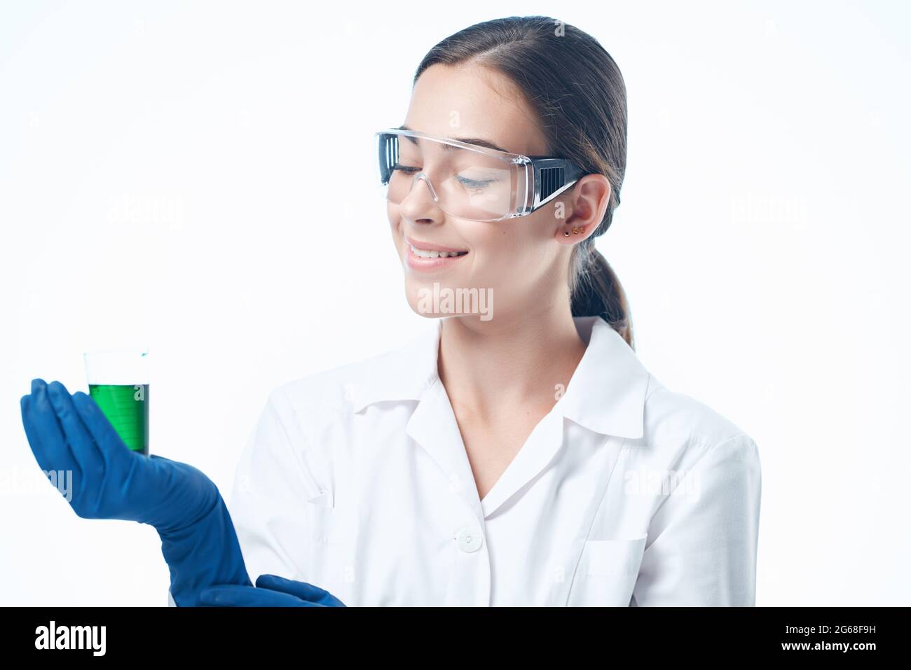 female doctor laboratory research science professional Stock Photo - Alamy