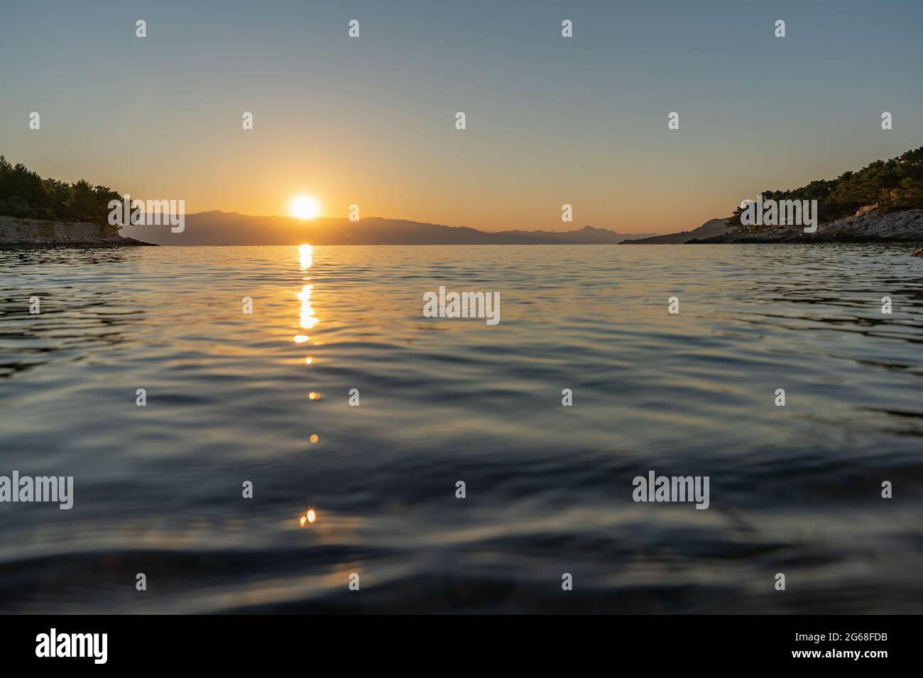 Sun Just Above The Horizon High Resolution Stock Photography and Images ...