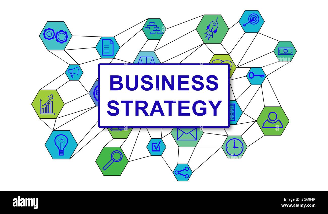 Illustration of a business strategy concept Stock Photo - Alamy