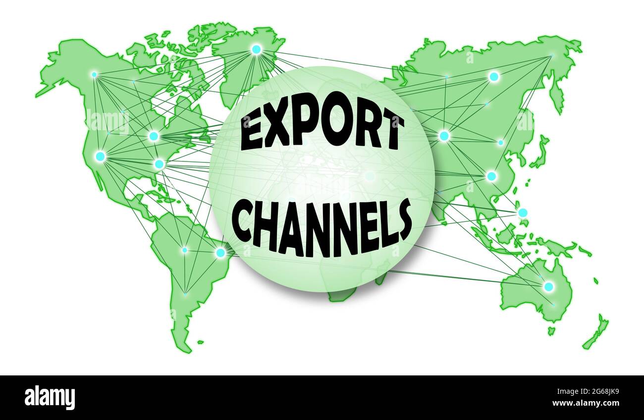 Concept trade exports Cut Out Stock Images & Pictures - Alamy