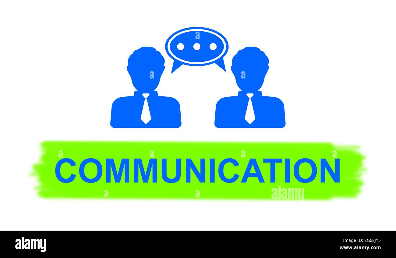 Illustration of a communication concept Stock Photo - Alamy