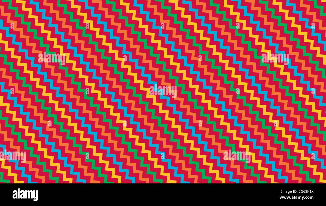 Abstract seamless pattern , zig zag waves, Zig zag wave pattern, wave ...