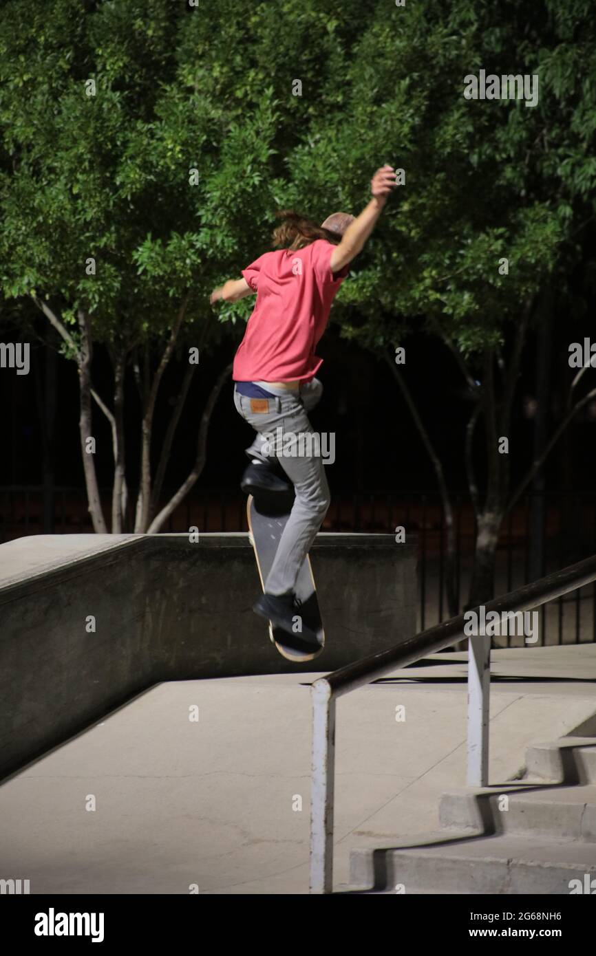 Local Skateboard Hero Stock Photo - Alamy