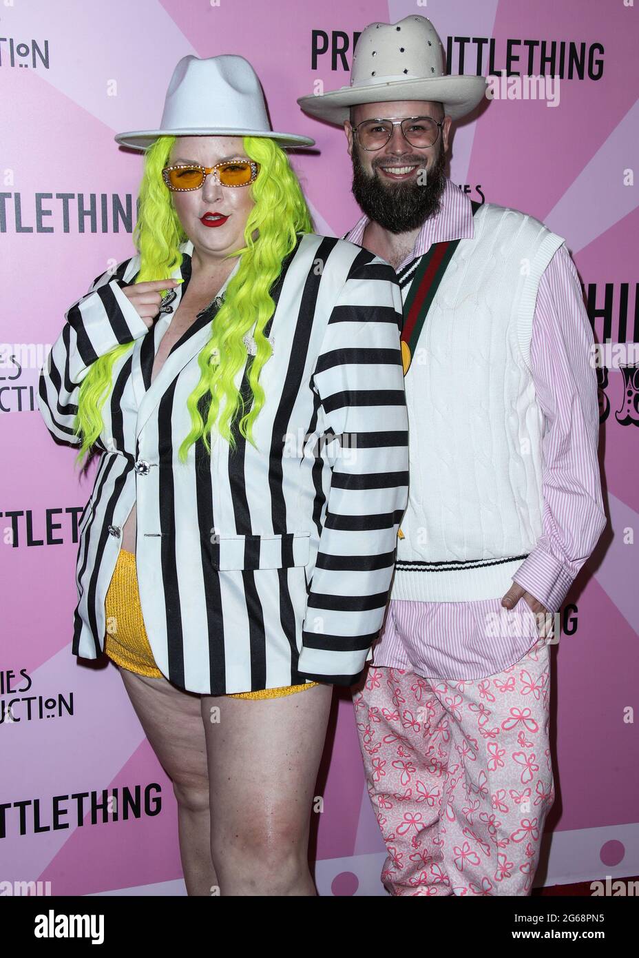LOS ANGELES, CALIFORNIA, USA - JULY 03: Musical artist Margie Plus and ...