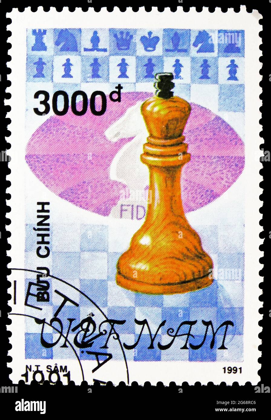 MOSCOW, RUSSIA - DECEMBER 16, 2020: Postage stamp printed in Vietnam ...