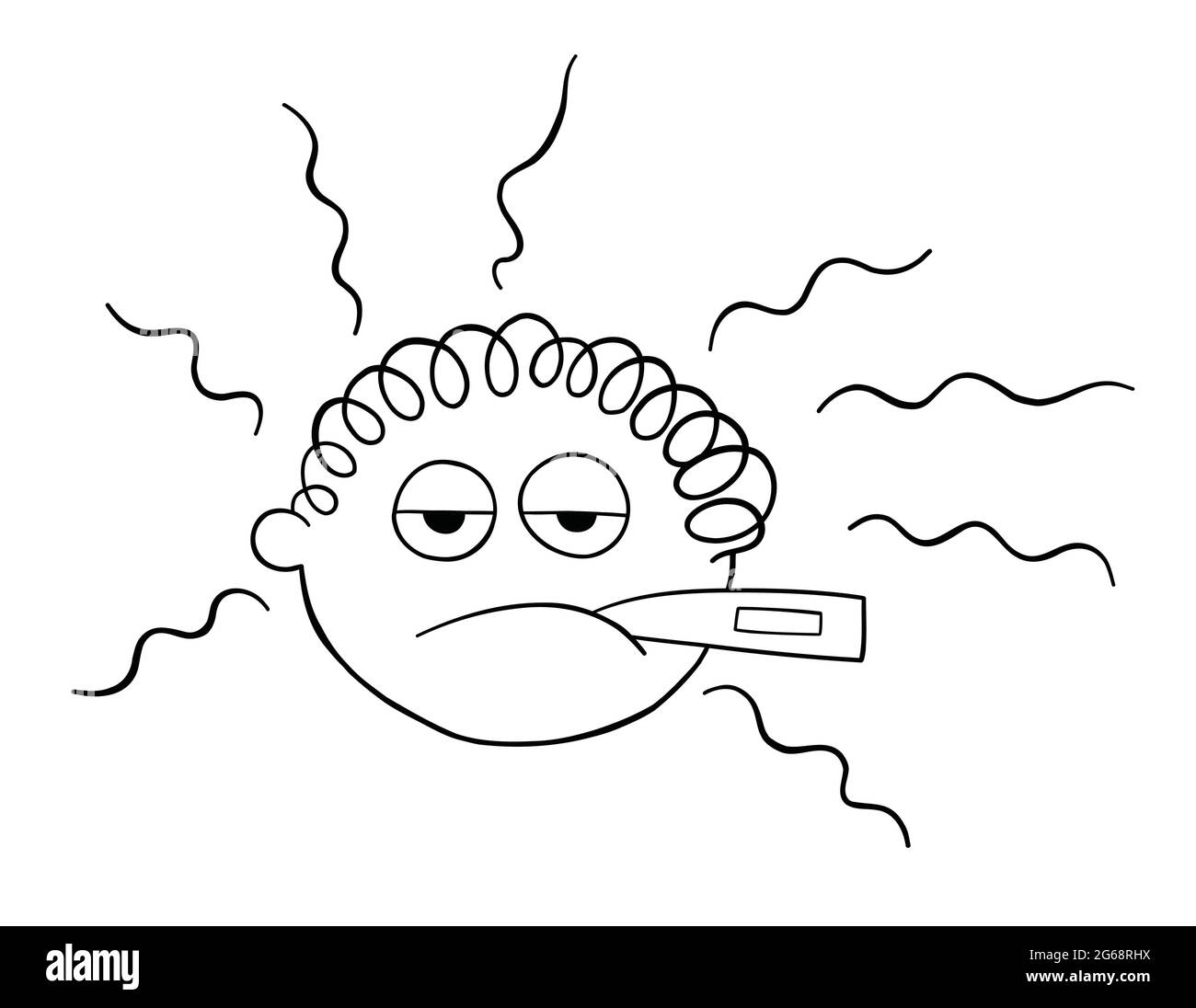 Fever Clipart Black And White School