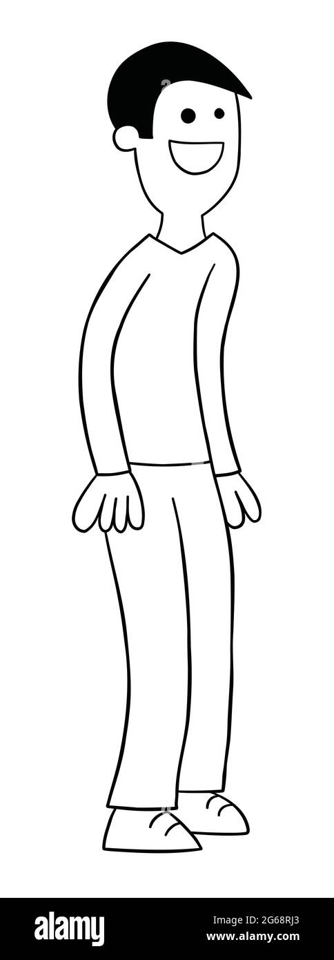 Standing Man Outline