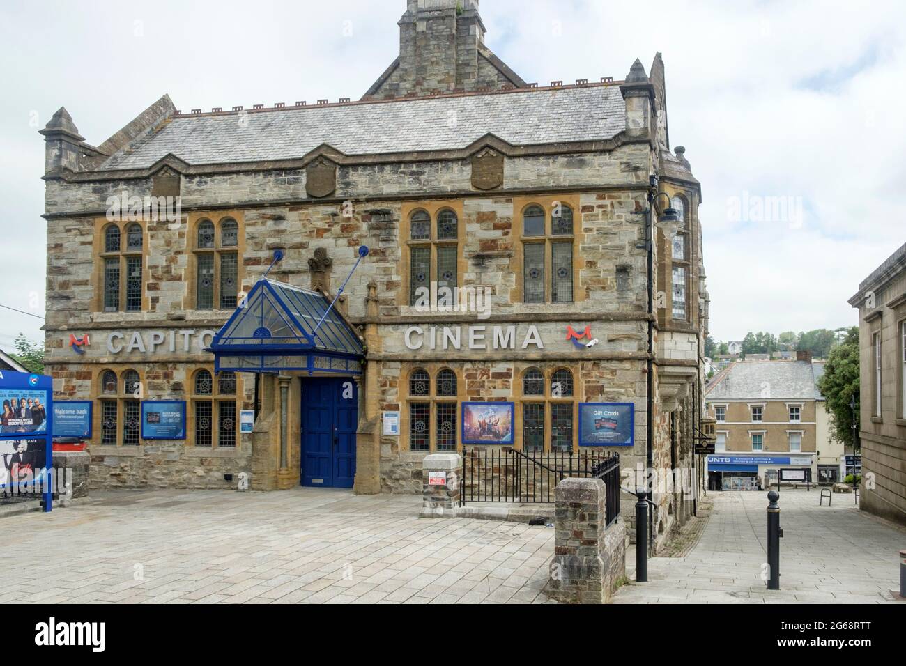 Around Bodmin, a small Cornish town on Bodmin Moor. The Capital cinema ...