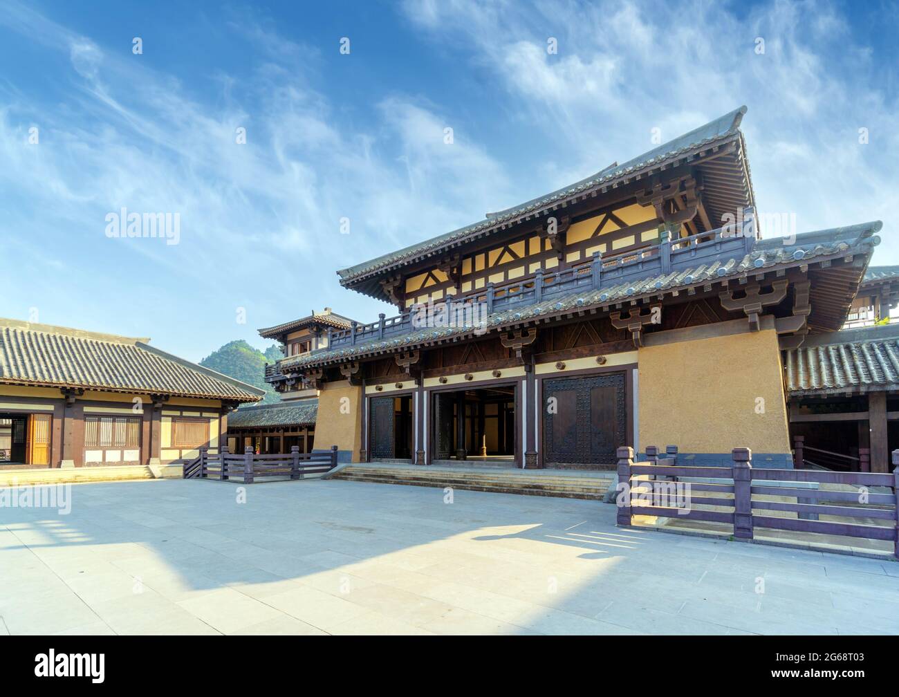 Qin and Han ancient city park, Guizhou, China Stock Photo - Alamy