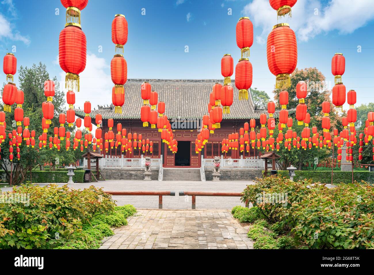 The main hall of Zhougong Temple has a history of more than 400 years ...