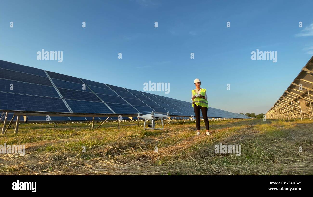 Technician and investor Using Infrared Drone Technology to Inspect ...