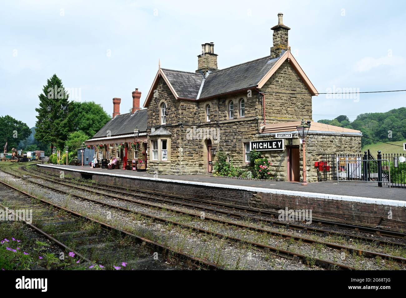 Highley station a Victorian railway station on the Severn Valley ...