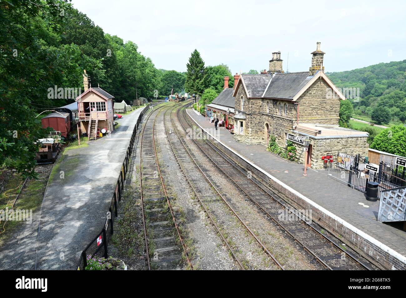 Highley station a Victorian railway station on the Severn Valley ...