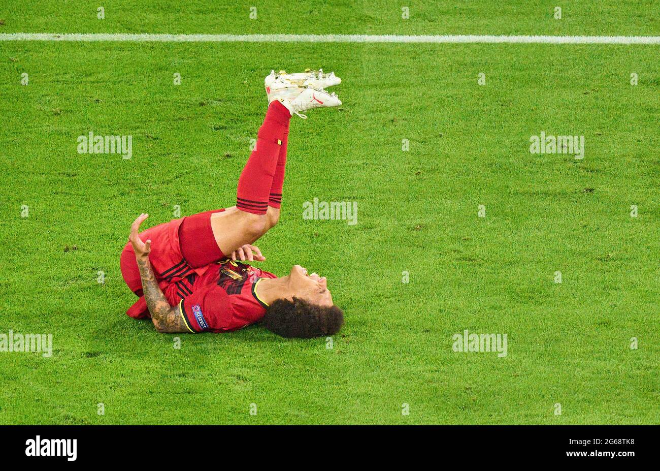 Axel WITSEL, Belgium Nr.6 in the quarterfinal match BELGIUM - ITALY 1-2 ...