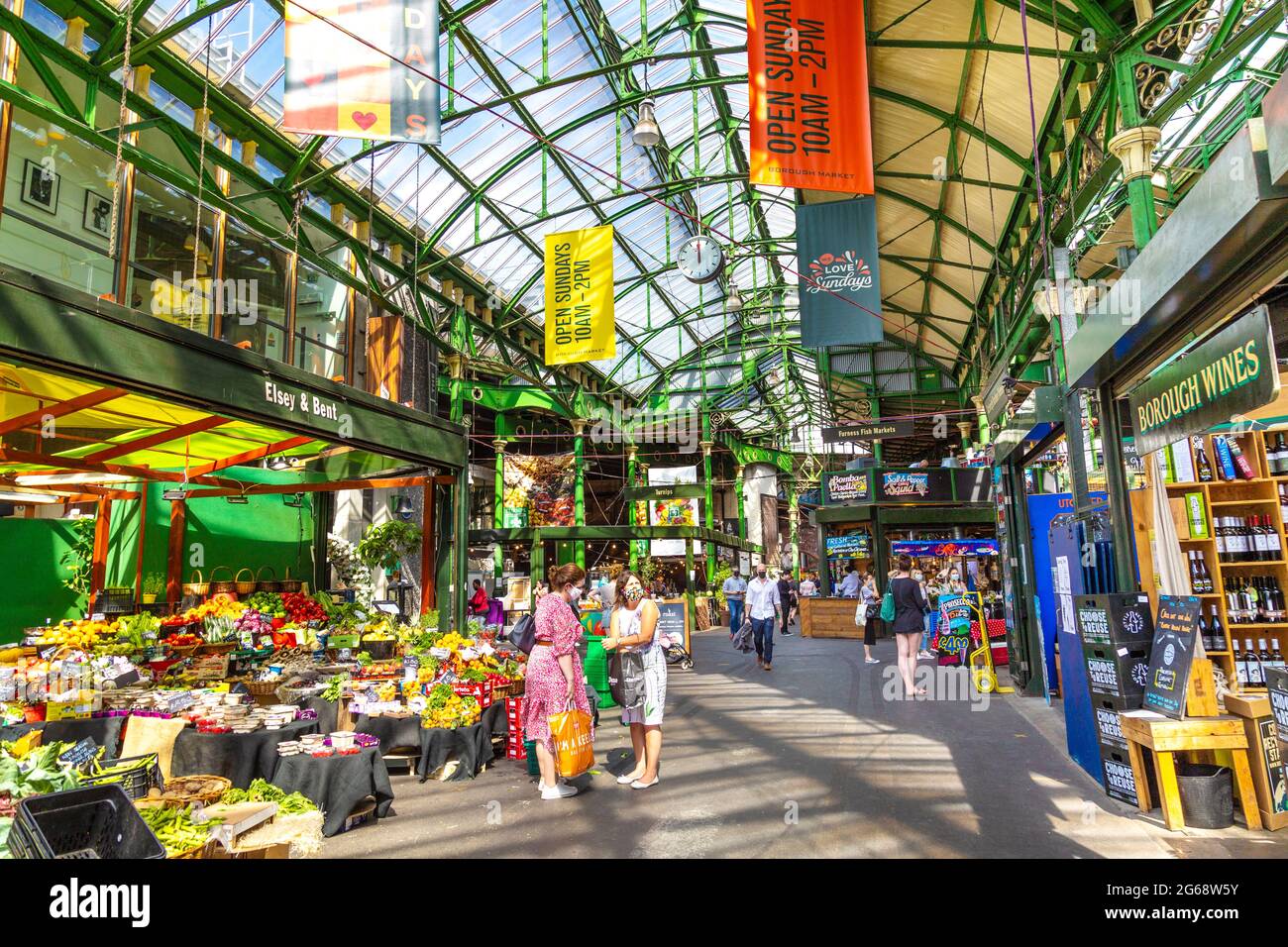 Borough Market, London Bridge, London, UK Stock Photo - Alamy