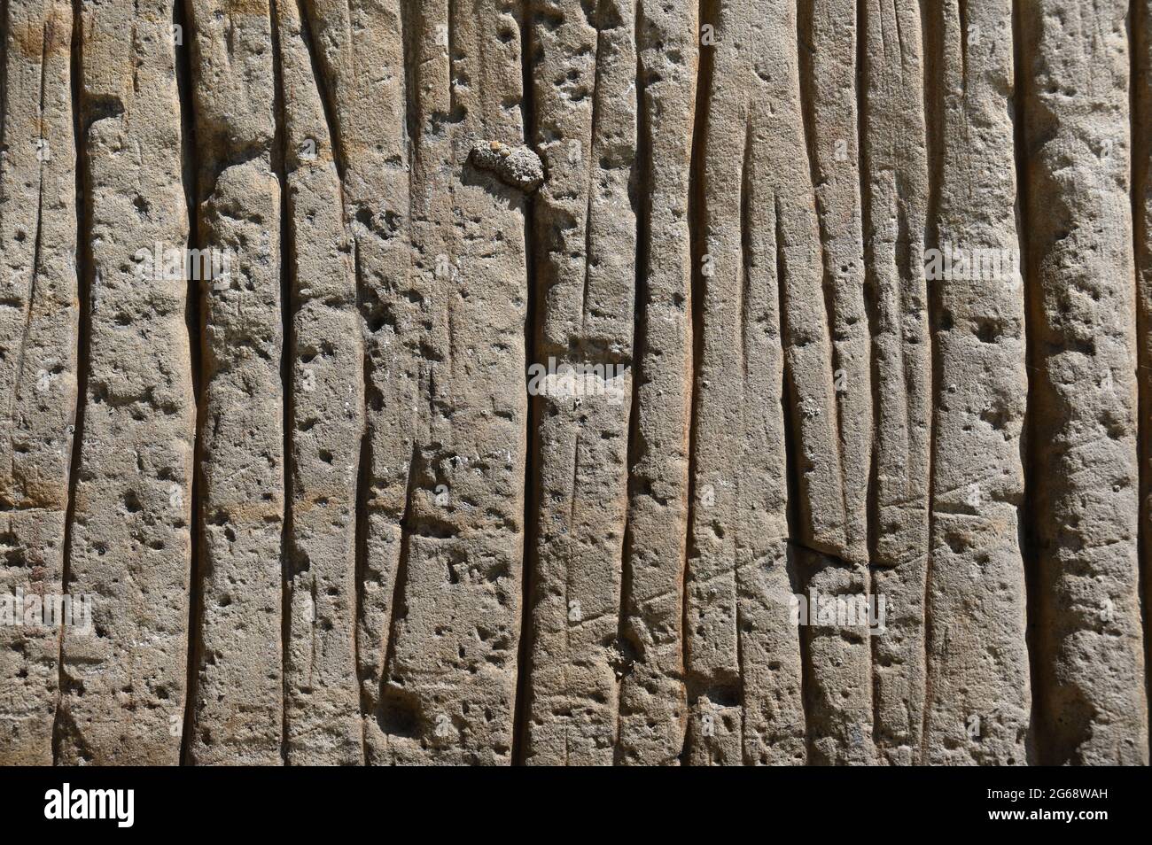 Texture: notches on a sandstone block Stock Photo - Alamy