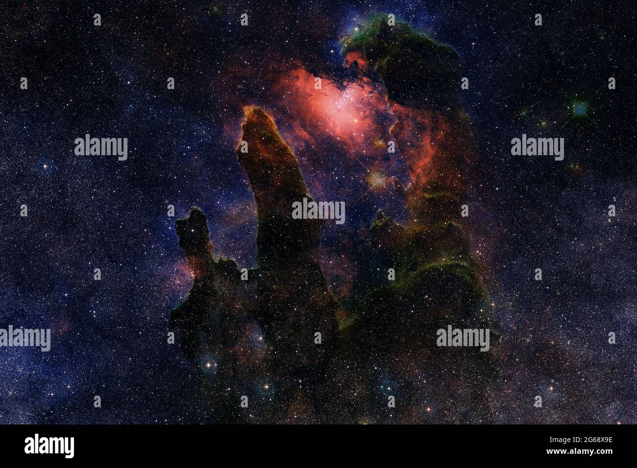 Deep space. Awesome science fiction render. Elements of this image ...