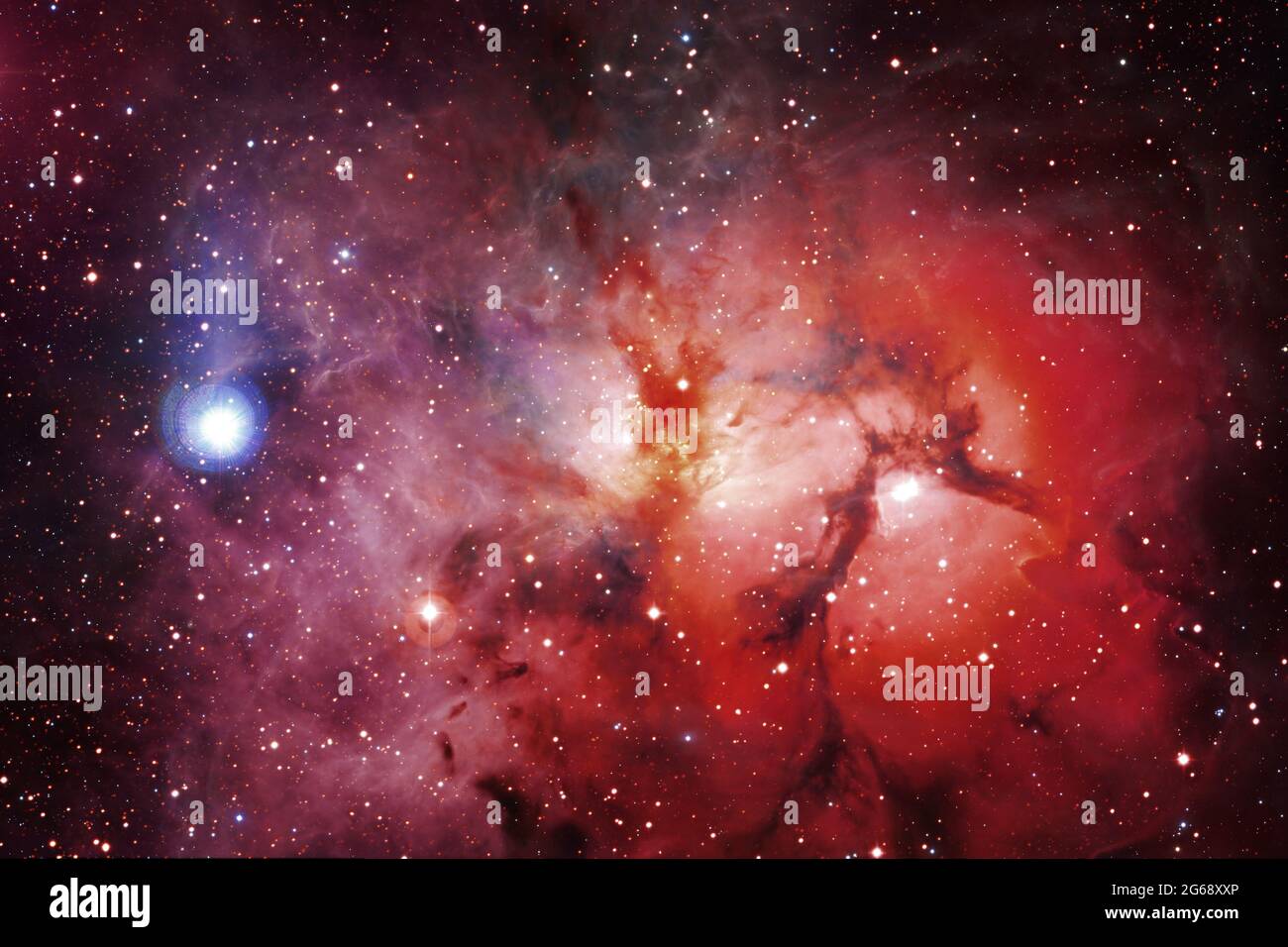 Deep space. Awesome science fiction render. Elements of this image ...