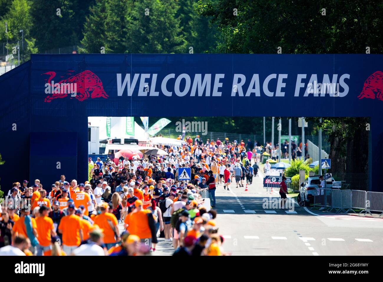 Fans, F1 Grand Prix of Austria at Red Bull Ring on July 3, 2021 in ...
