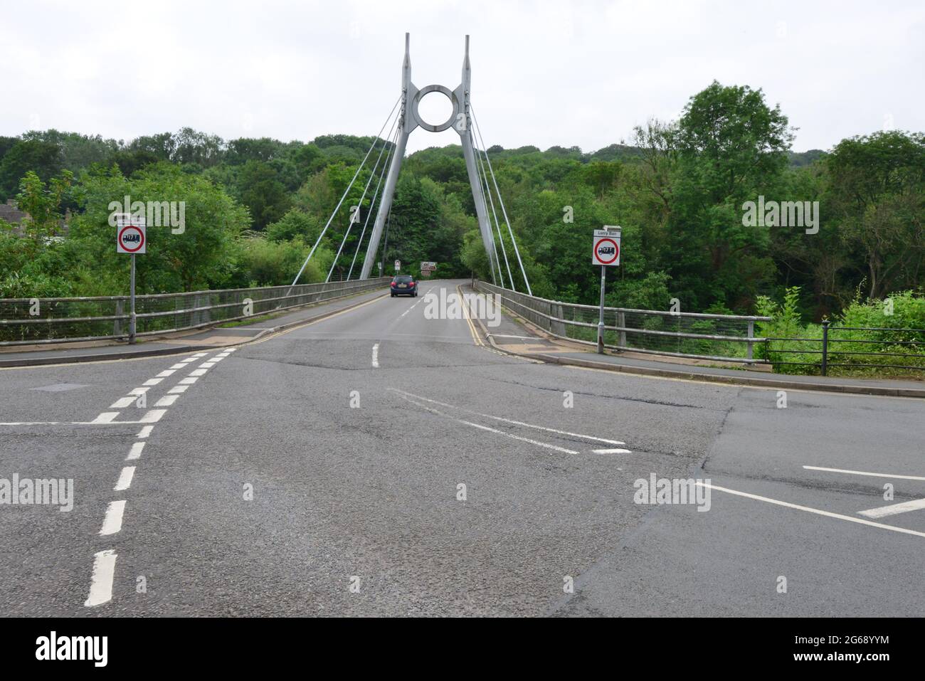 Jackfield bridge at Jackfield in Shropshire Stock Photo - Alamy