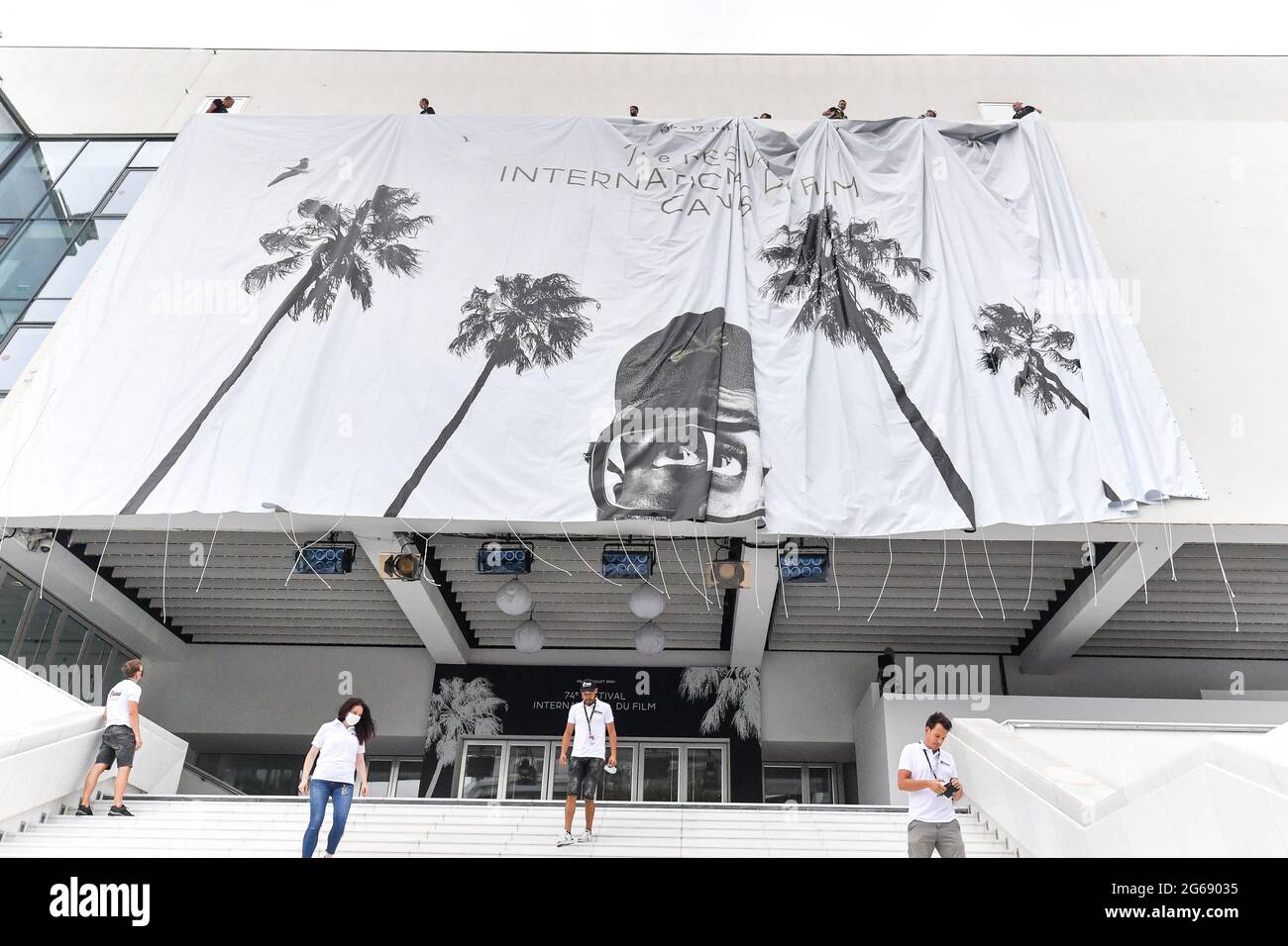 Cannes, France. 04th July, 2021. Cannes Film Festival 2021: the poster ...