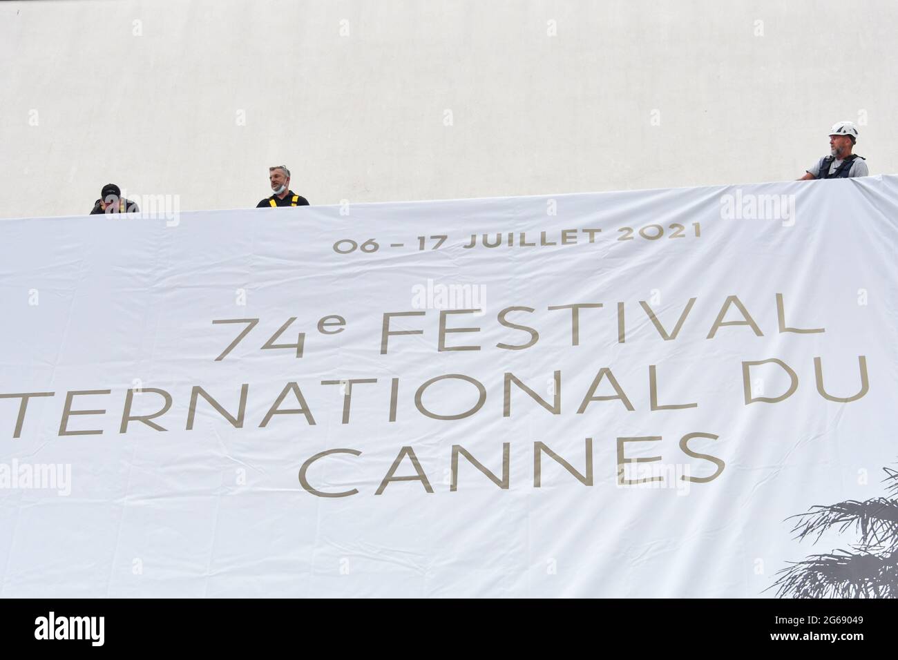 Cannes, France. 04th July, 2021. Cannes Film Festival 2021: the poster ...