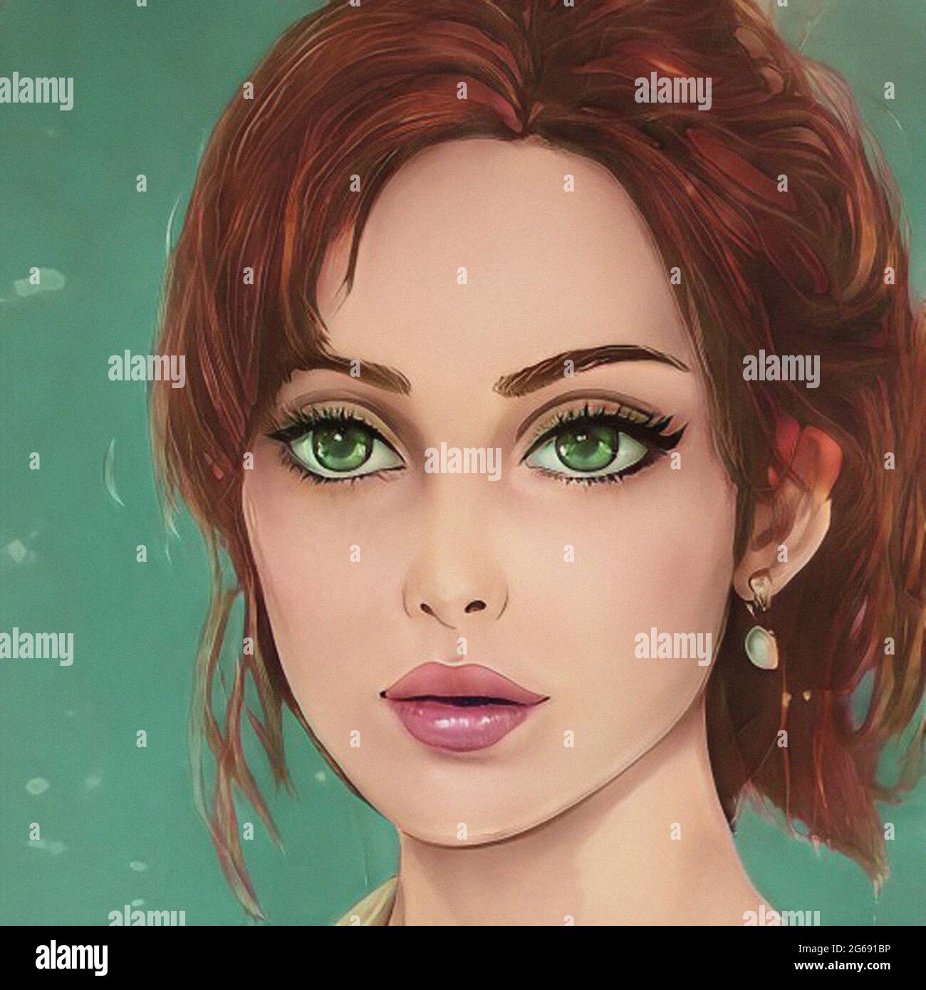 A Role playing character portrait Stock Photo - Alamy
