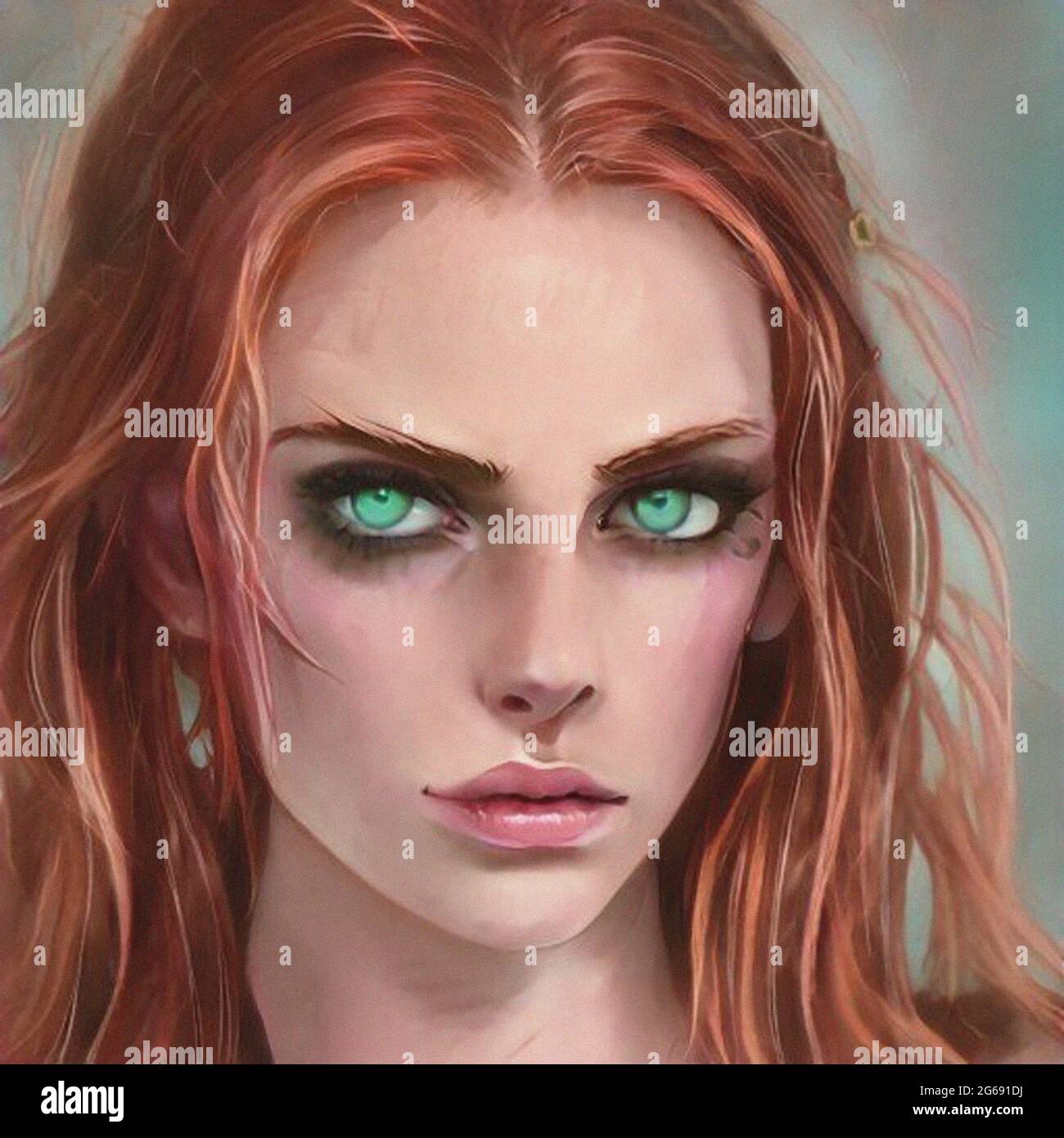 A Role playing character portrait Stock Photo - Alamy
