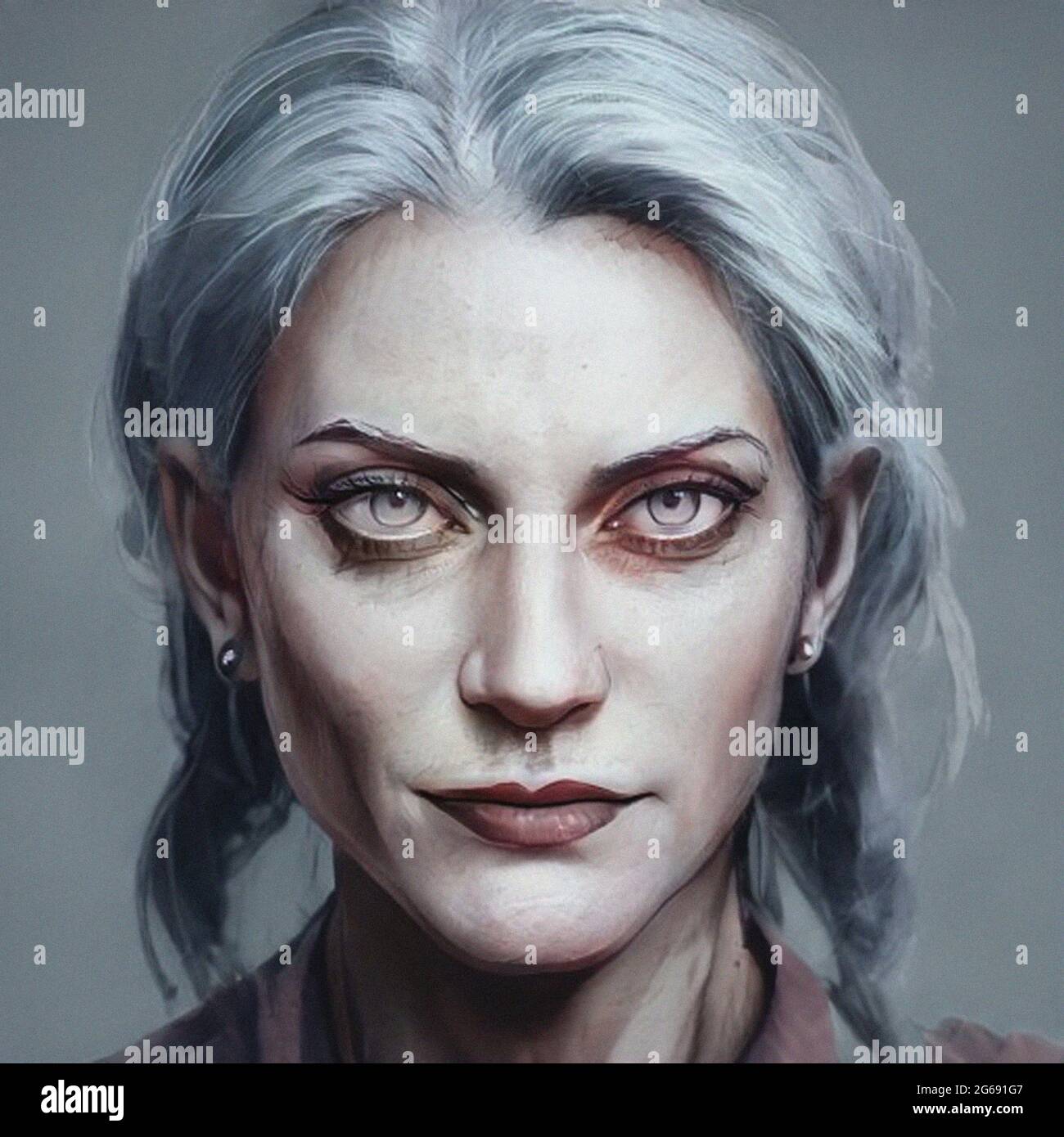 A Role playing character portrait Stock Photo - Alamy