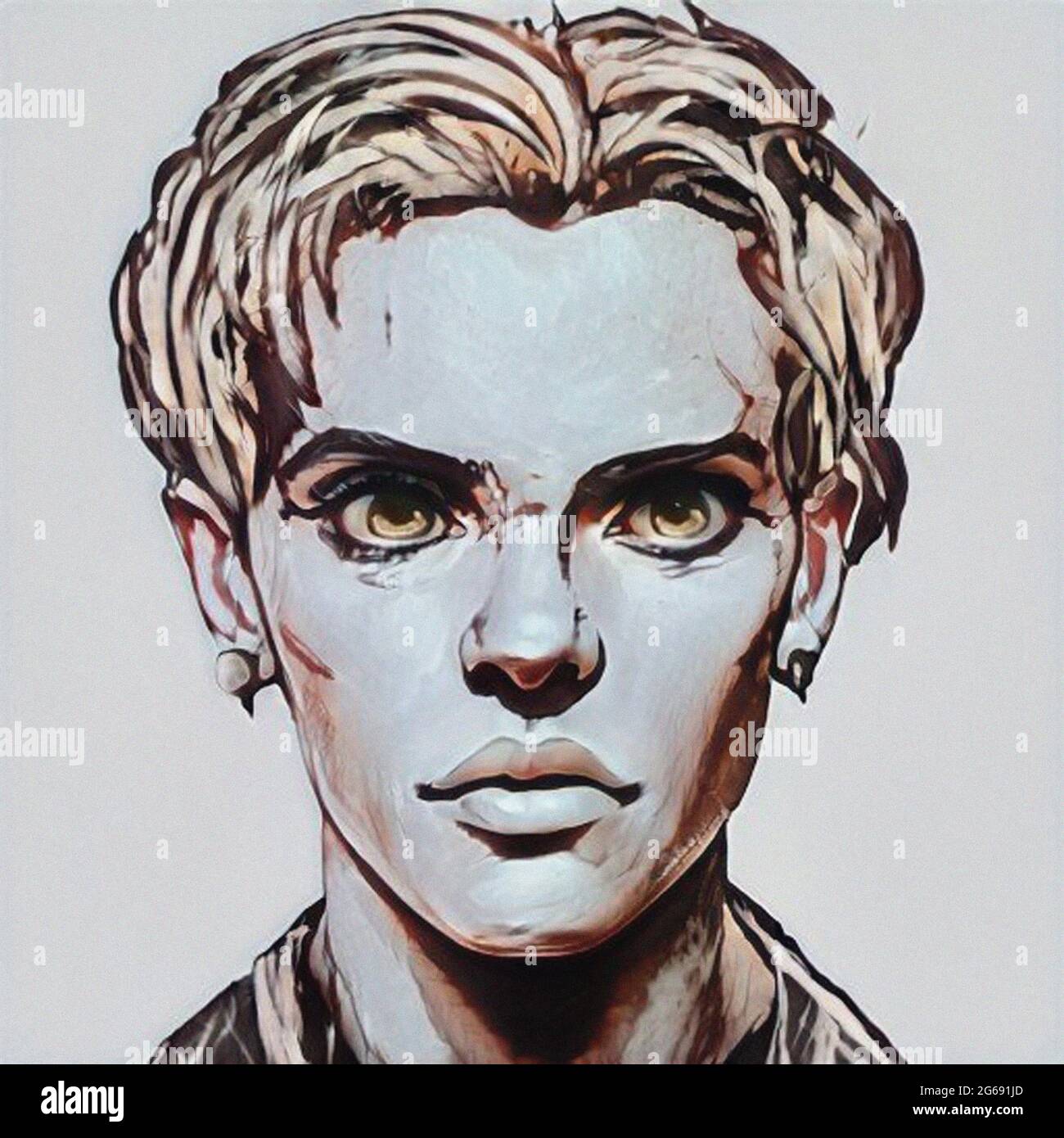 A Role playing character portrait Stock Photo - Alamy