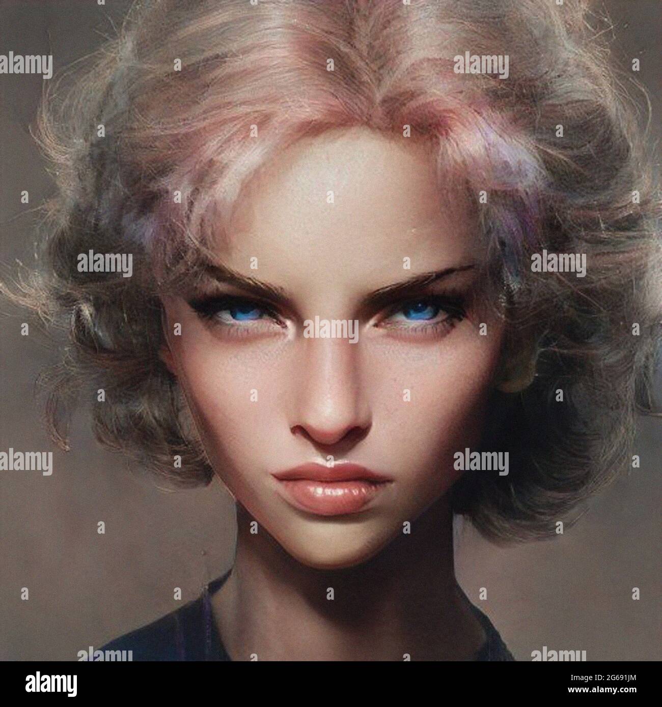 A Role playing character portrait Stock Photo - Alamy