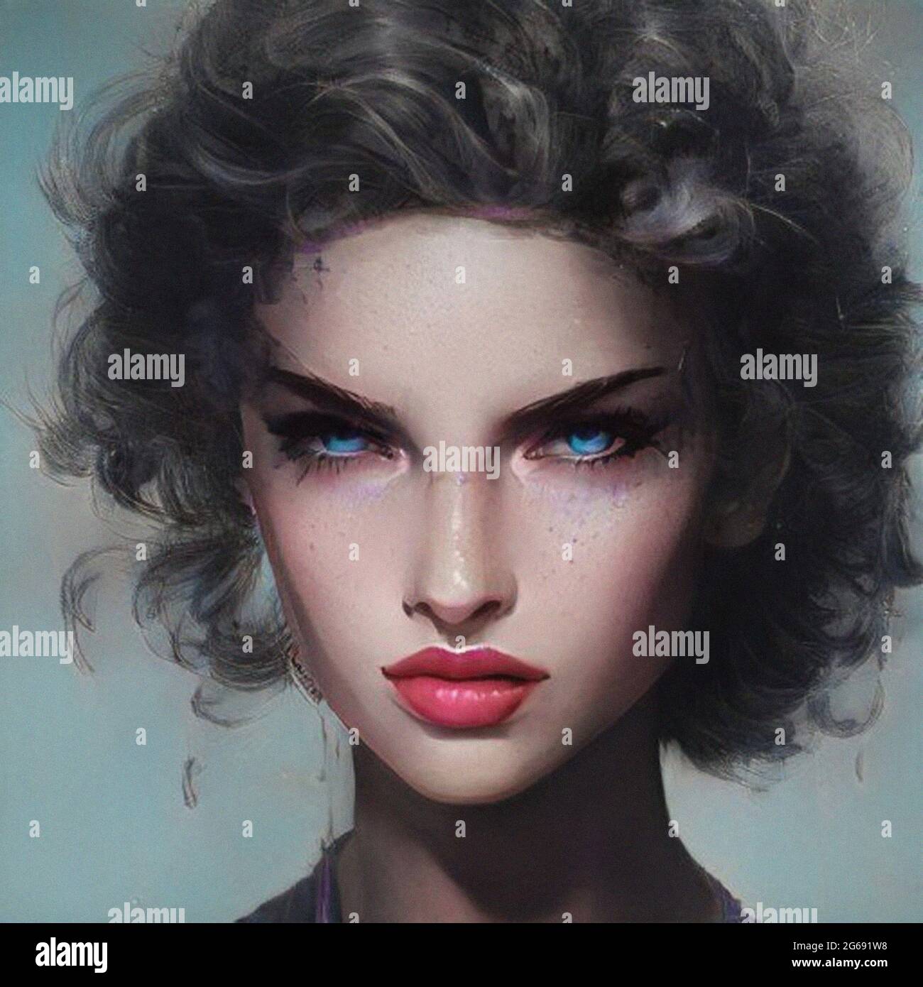 A Role playing character portrait Stock Photo - Alamy