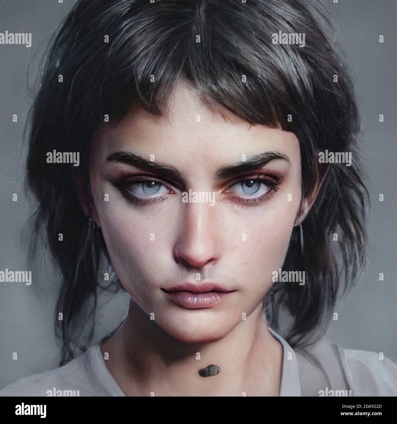 A Role playing character portrait Stock Photo - Alamy