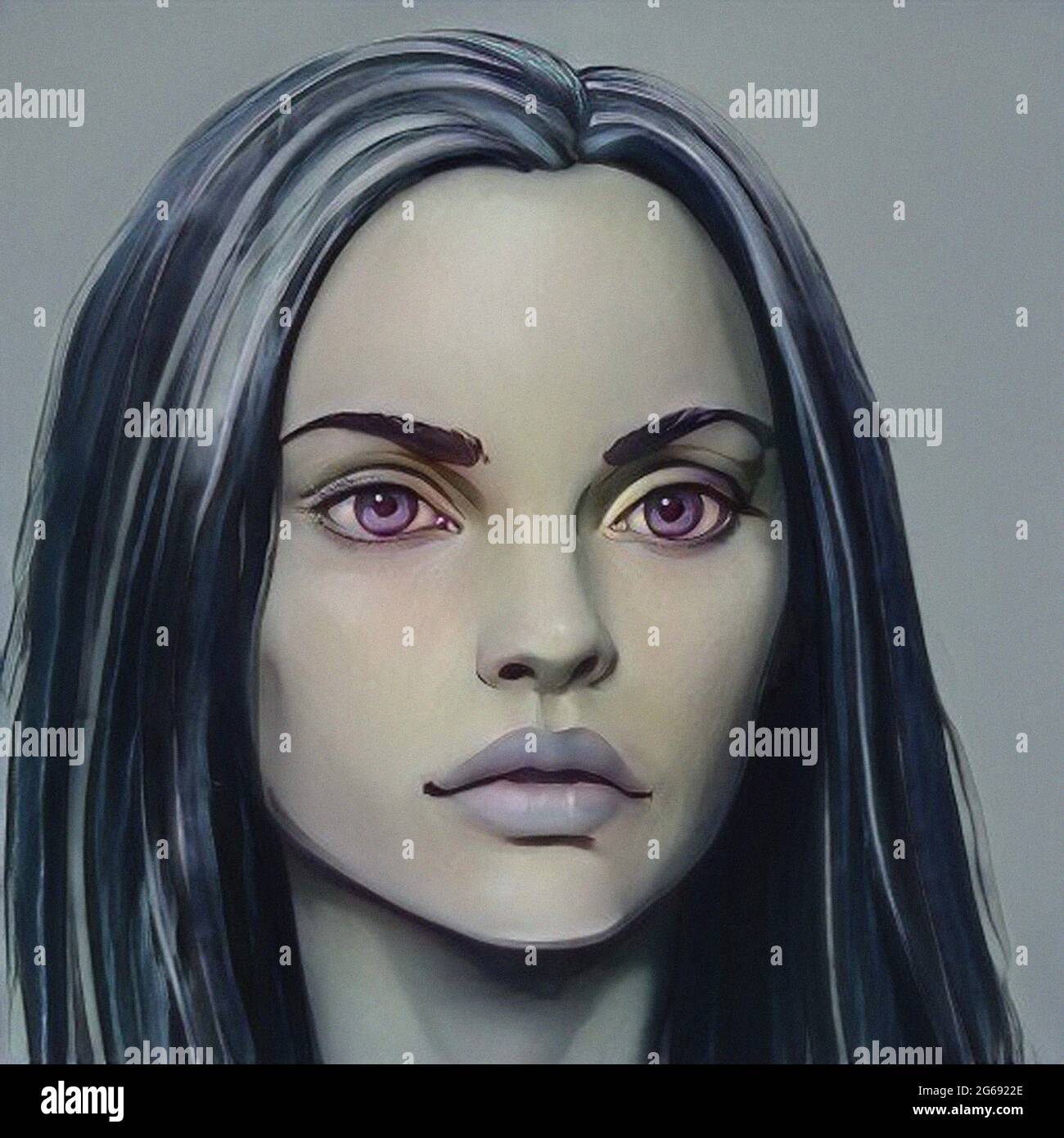 A Role playing character portrait Stock Photo - Alamy