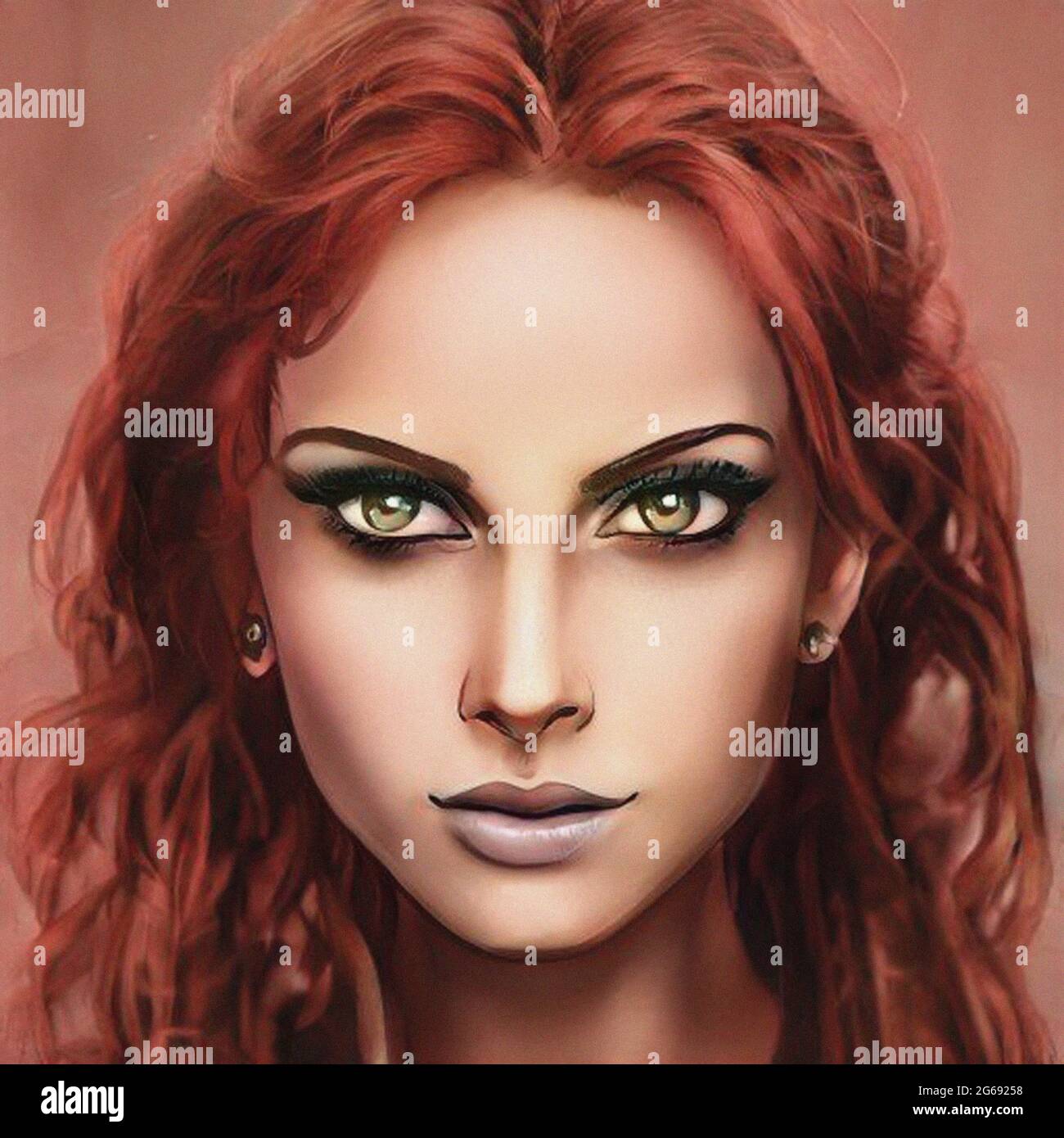 A Role playing character portrait Stock Photo - Alamy