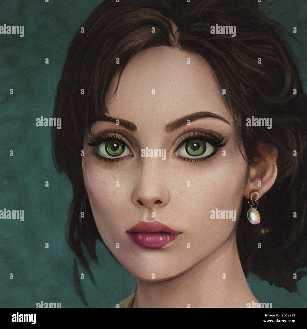 A Role playing character portrait Stock Photo - Alamy