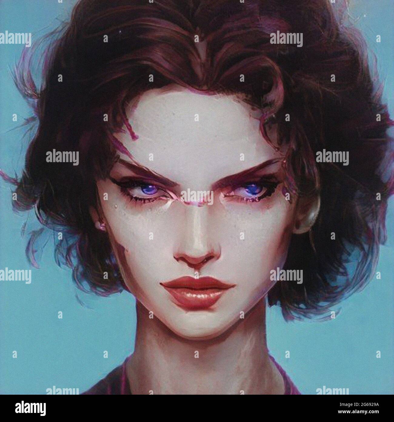 A Role playing character portrait Stock Photo - Alamy