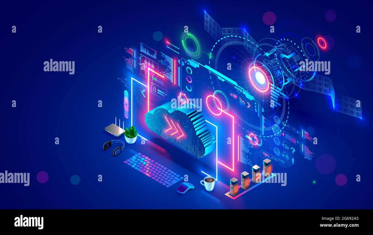Communication satellite transmit signal of global satellite internet ...