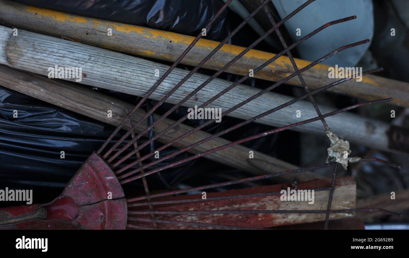 Laying on refuse sacks hi-res stock photography and images - Alamy