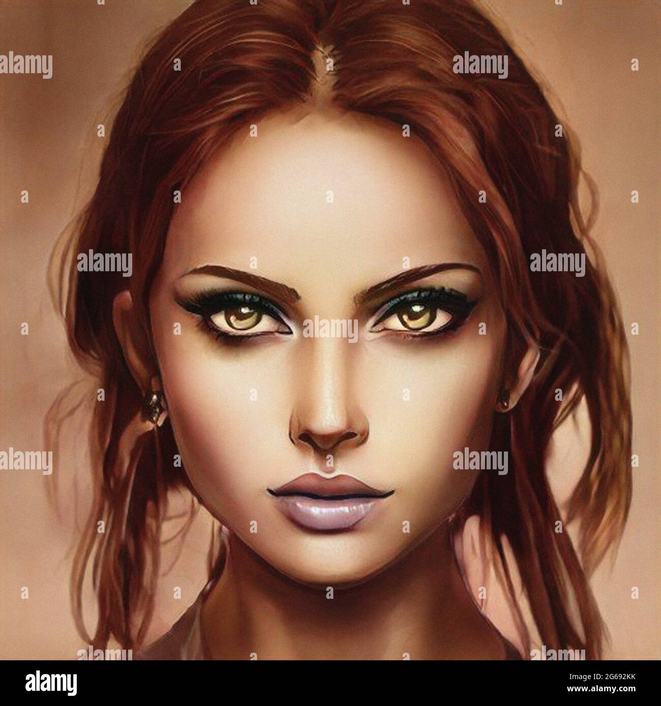 A Role playing character portrait Stock Photo - Alamy