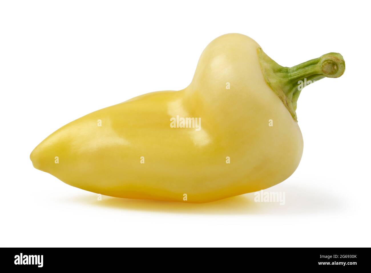 Bell pepper close up isolated on white Stock Photo - Alamy