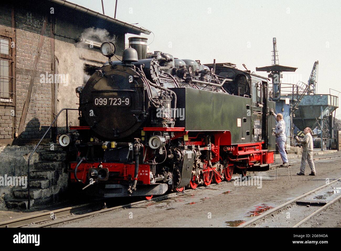 The Freital Hainsberg narrow gauge railway in 1996 Stock Photo - Alamy