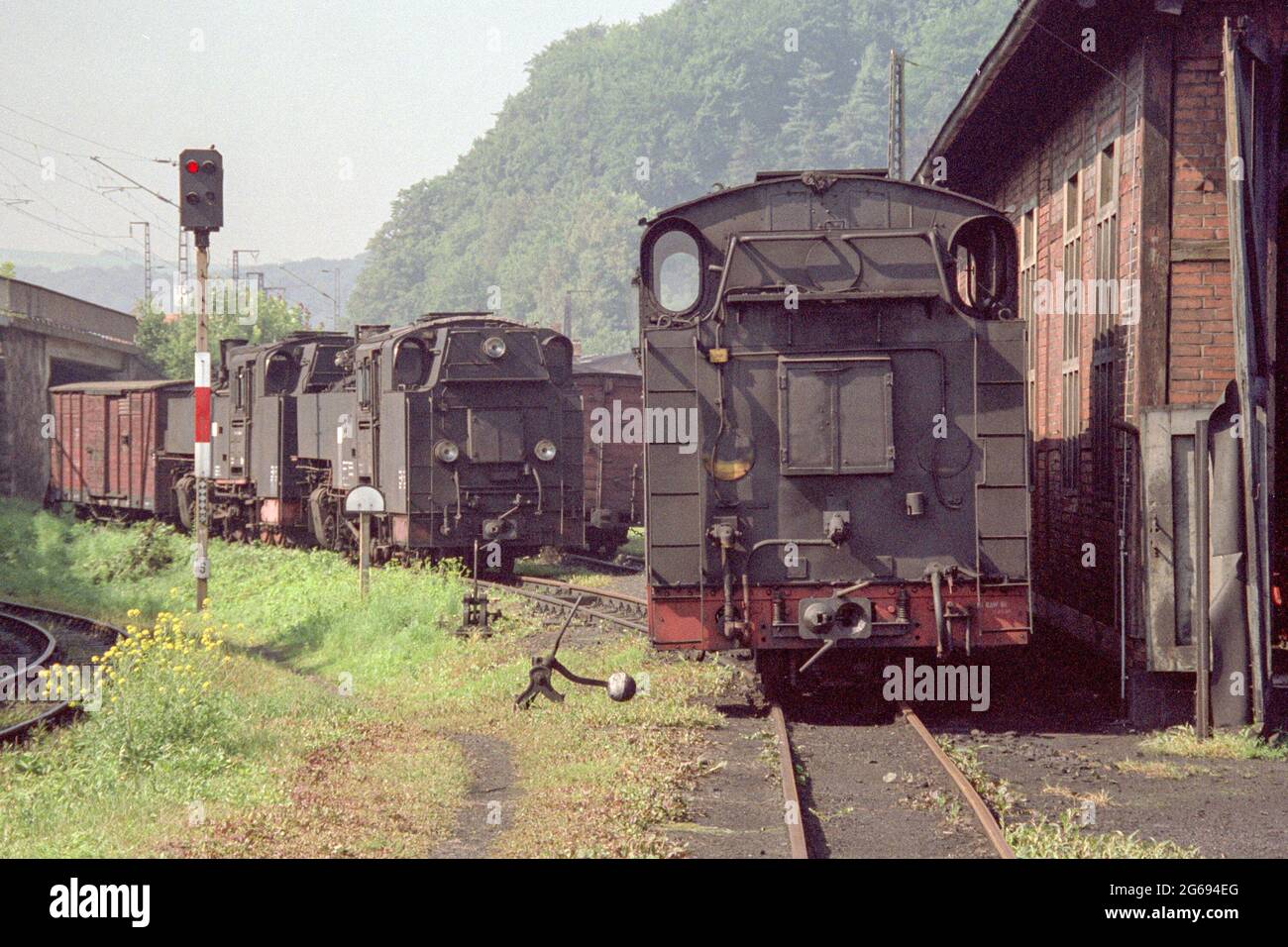 The Freital Hainsberg narrow gauge railway in 1996 Stock Photo - Alamy