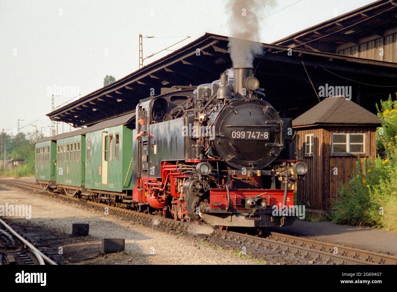 The Freital Hainsberg narrow gauge railway in 1996 Stock Photo - Alamy