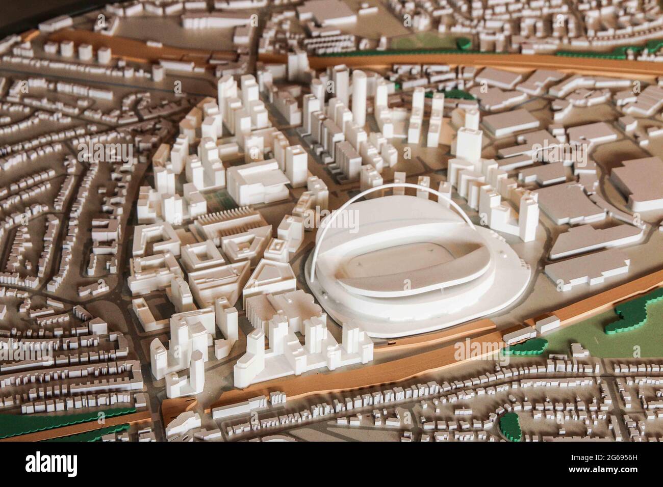 Wembley stadium model hi-res stock photography and images - Alamy