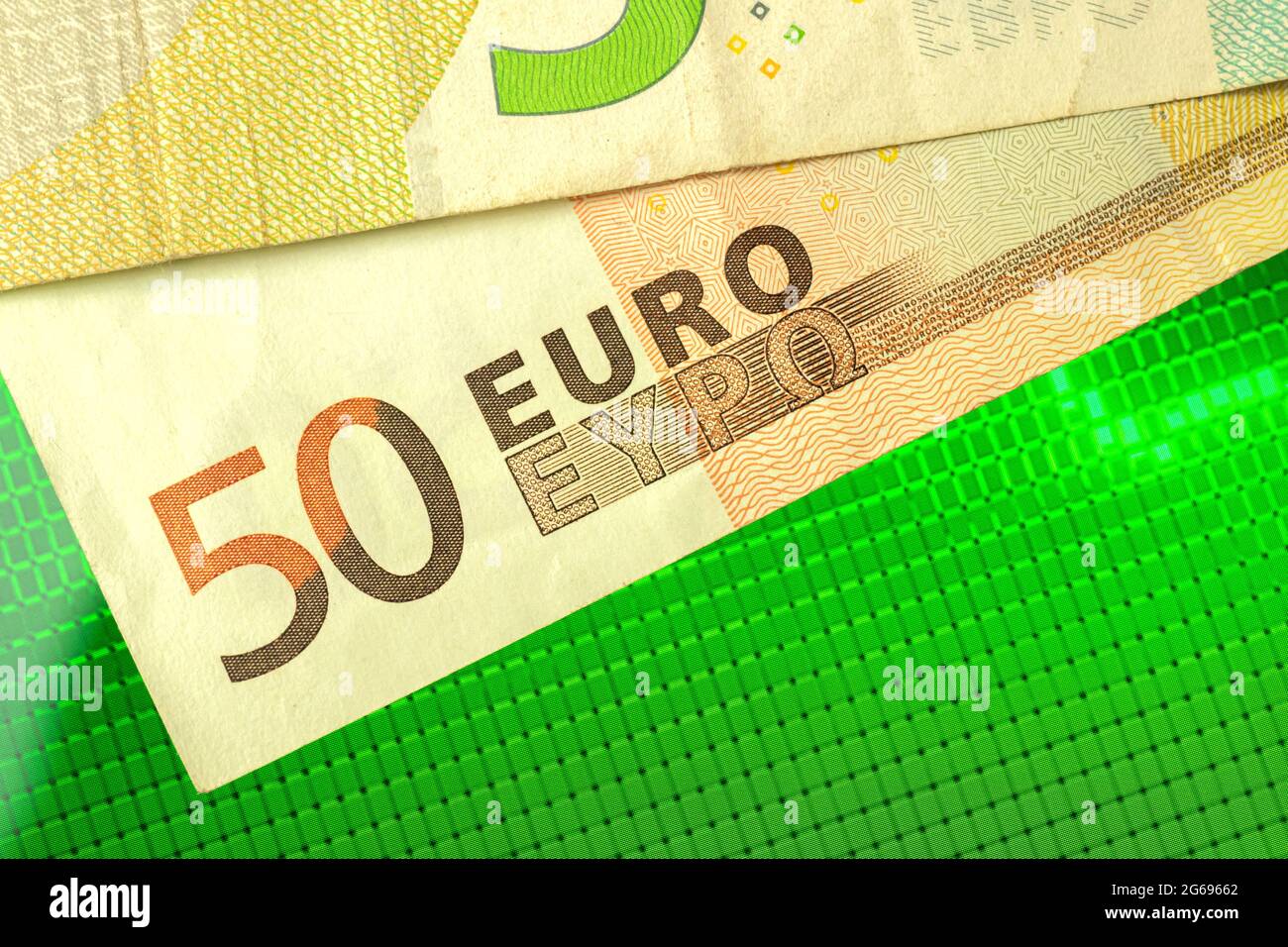 Stock market chart and graphs and Euro banknotes, concept of growth of ...