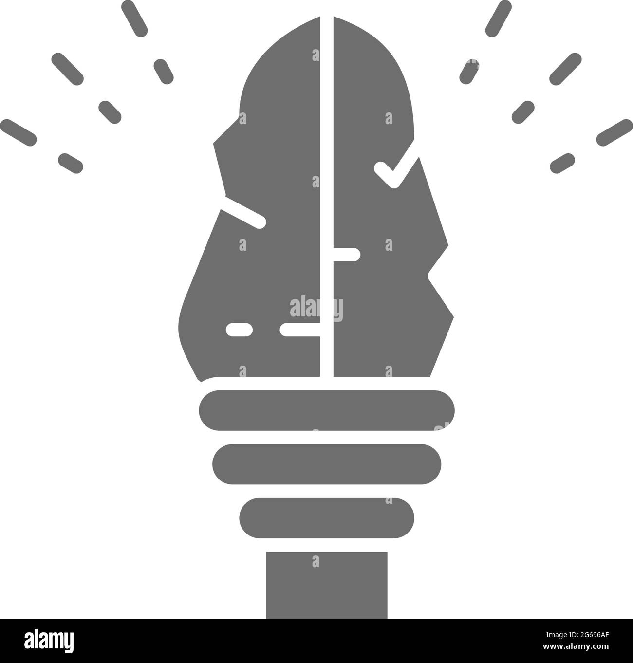 Vector primal spear, prehistoric weapon gray icon Stock Vector Image ...