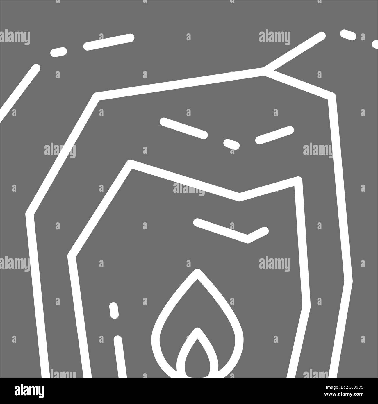 Hearth prehistoric Stock Vector Images - Alamy