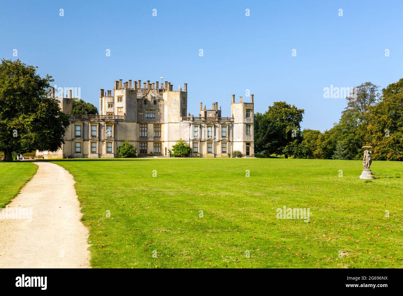 The historic Sherborne Castle was built by Sir Walter Raleigh in 1594 ...